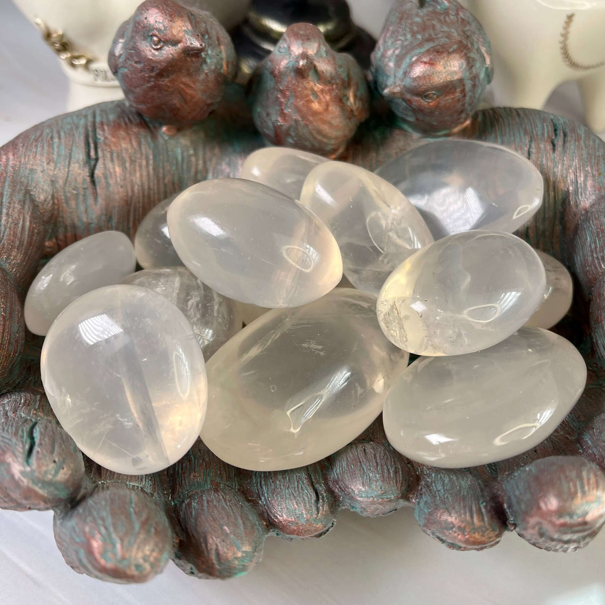 Girasol Quartz Touch Stones – Little Crystal Company